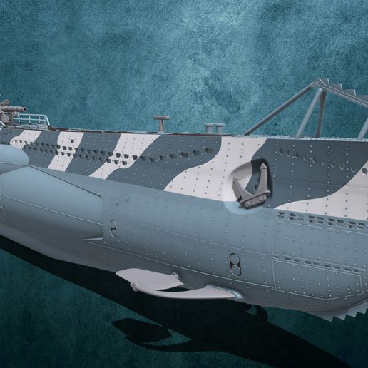🛥️ Submarine TYPE VII C・ 3D File for 3D printing・Cults
