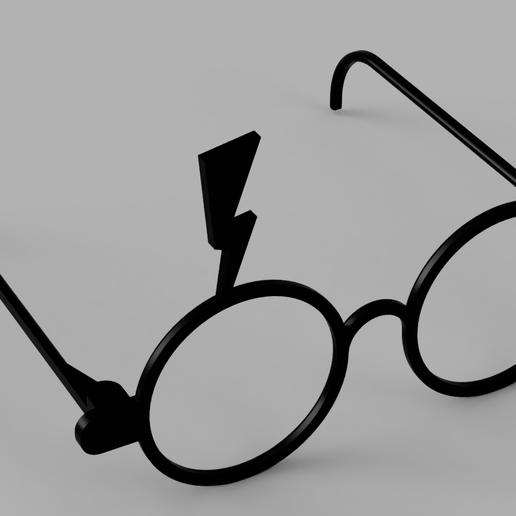 how to draw harry potter glasses
