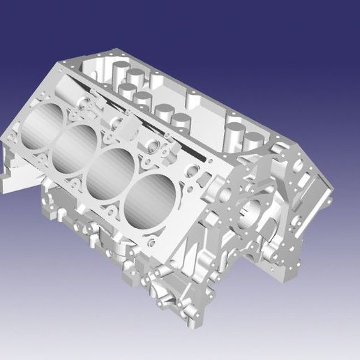 👽 LS3/LSX engine base・ STL File for 3D printing・Cults
