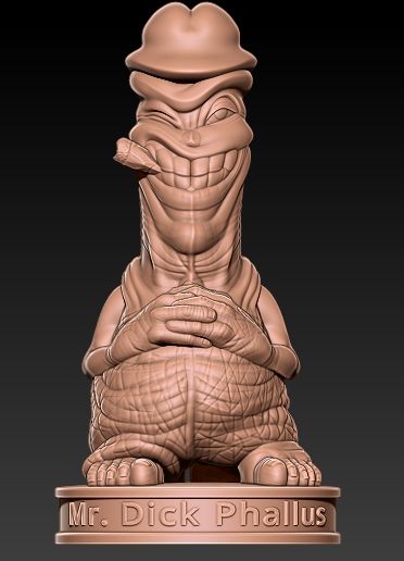 🦄 Mr. Dick Phallus・Arquivo STL para Impressão 3D・Cults