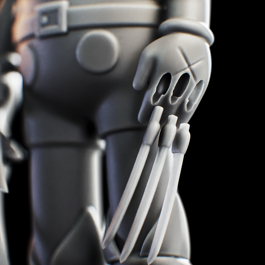 STL file Kaws Wolverine Mashup Unique design Fan Art - deadpool ...