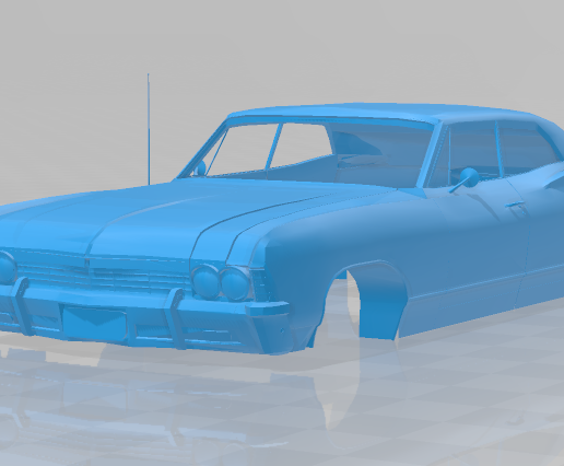 🚙 1965 Chevrolet Impala SS - Full Body Model・ 3D File for 3D printing・Cults