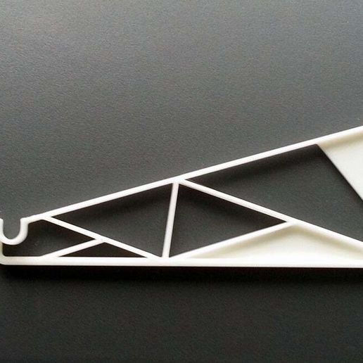 Free STL file Filament Shelf Bracket ( 17g weight, up to 4,5 kg ) 🪢 ・3D ...