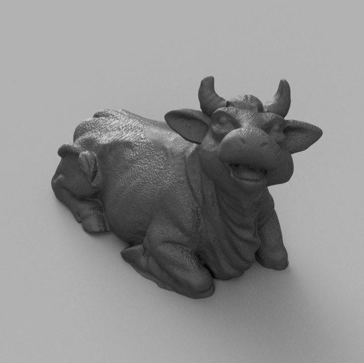 Télécharger fichier STL Vache assise • Objet à imprimer en 3D ・ Cults