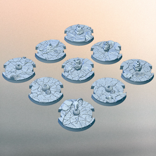 ⭐ Star Wars Legion Desert Bases・Free 3D File for ・Cults