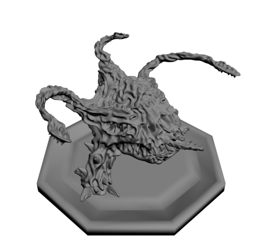 👹 Otyugh token・Free 3D File for ・Cults