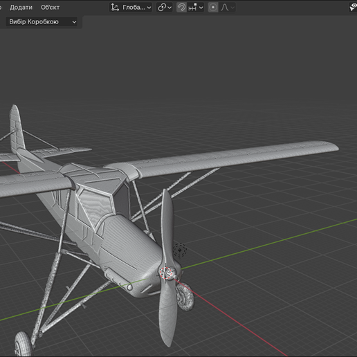 STL-Datei Fieseler Fi 156 "Storch" (German: Fieseler Fi 156 Storch ...