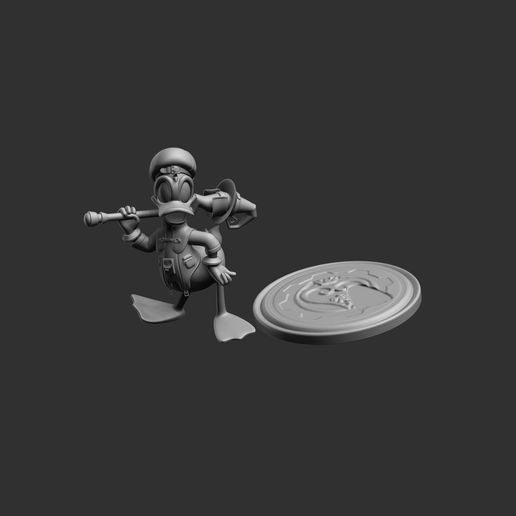 STL file Kingdom Hearts Donald Duck 🥰 ・3D printing idea to download・Cults