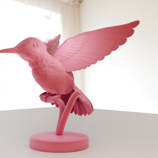 STL file Humming bird stl 🐦 ・3D printable model to download・Cults