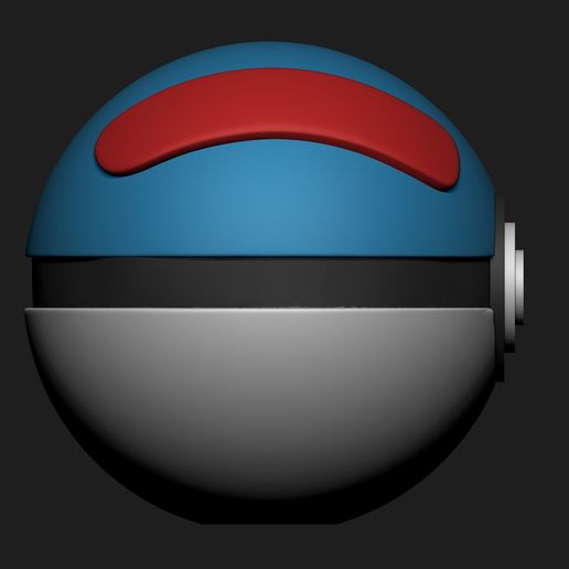 🐉 Pokemon Greatball・Free STL File for ・Cults