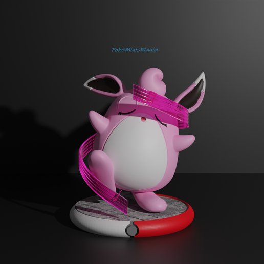 🐉 Wigglytuff pokemon 3D print model・ STL File for ・Cults