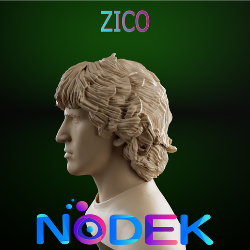 👤 Bust of Zico - The White Pelé of Brazilian Soccer・ STL File for 3D ...