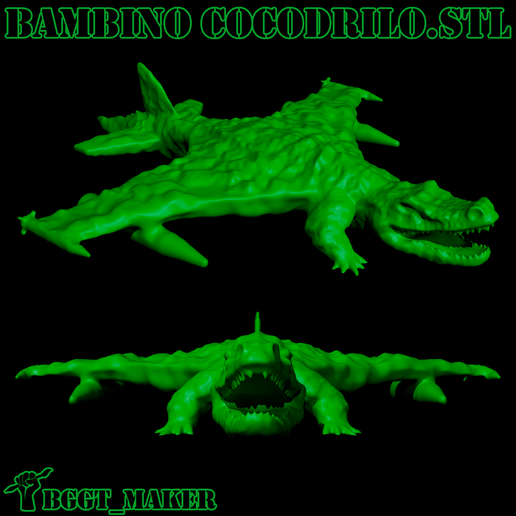 🐊 Bambino Cocodrilo | Crocodile Airplane | TikTok Meme – 3D Fan Art by ...