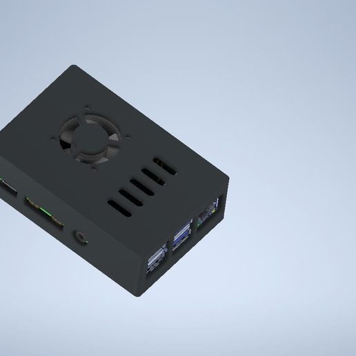 👽 RPi4 simple case with fan・ STL File for ・Cults