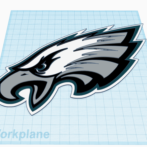 🏈 Philadelphia Eagles・ STL File for 3D printing・Cults