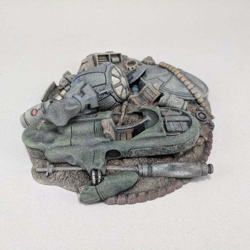 🚀 Spaceport Scrap Pile V2・Free STL File for ・Cults