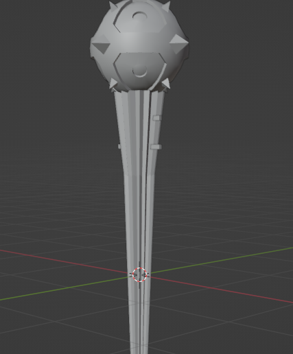 ⚔ Spiky mace・Free STL File for ・Cults