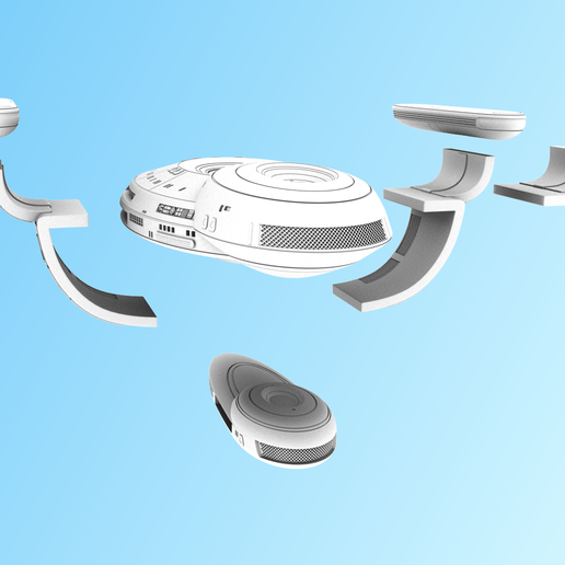 3D file Grissom Class STO / Jim Martin Voyager Concept 🖖 ・Model to ...