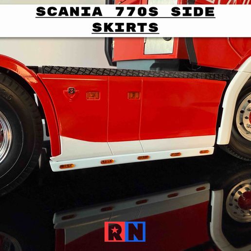 🚚 1/14 Tamiya Scania 770s Illuminated Side Skirt extensions・ STL File ...