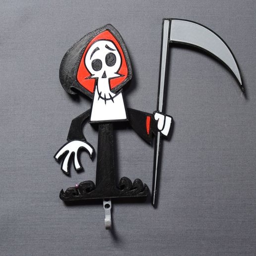 🔑 Key Reaper - Grim Reaper Key Holder – Moving Arm Mechanism・ 3D File ...
