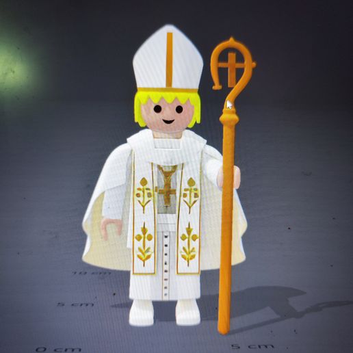🇻🇦 Pope figure compatible with playmobil・ STL File for 3D printing・Cults