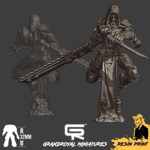 🧑‍💻 REPENTIA SISTERS POSE5 Product code: RSP5・ STL File for 3D printing ...