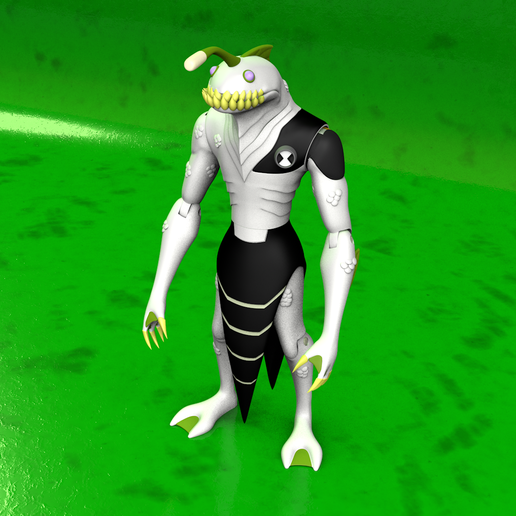 🦸 Ben 10 Classic - Ripjaws 3d Figura de Acción Modelo・Archivo 3D para ...
