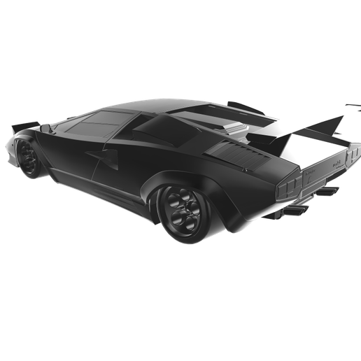 STL file LAMBORGHINI Countach LP500 QV. 🚗 ・3D print object to download ...