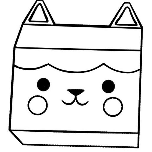 gabby's dollhouse coloring pages baby box