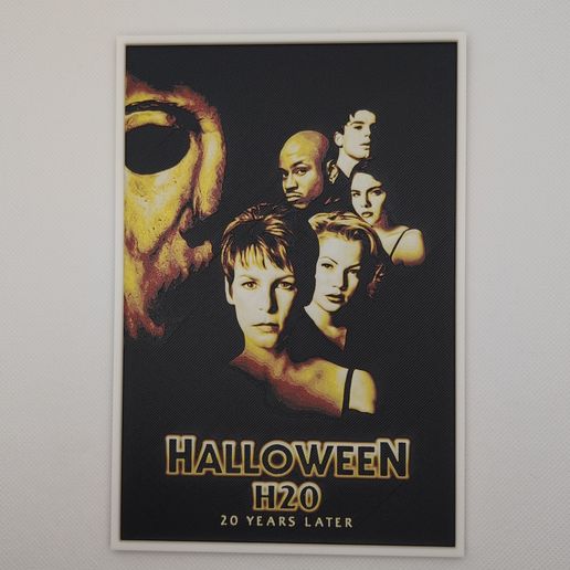 🎃 Halloween H20: 20 años después (1998) - Cartel de cine・Archivo STL ...