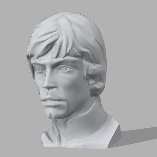 👤 Luke Skywalker Bust - Star Wars・ STL File for 3D printing・Cults