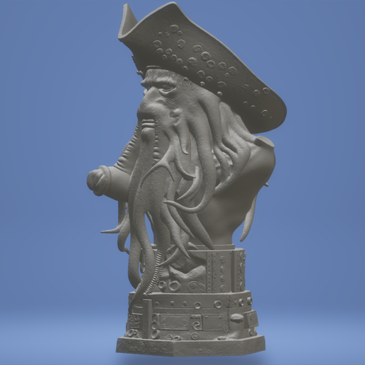 👾 Davy Jones・ STL File for 3D printing・Cults