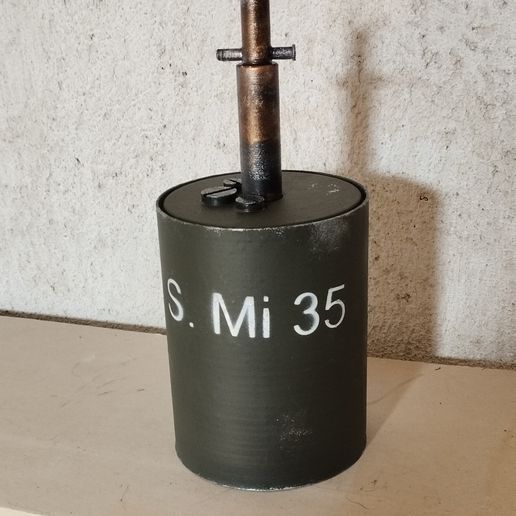 3D file Ww2 German S-Mine 35 V2 STL file 📁 ・3D printable model to ...