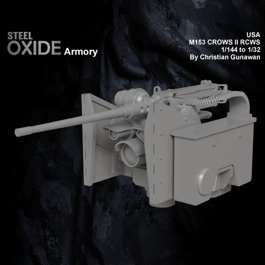🔫 M153 CROWS II REMOTE CONTROLLED WEAPON STATION・ 3D File for 3D ...