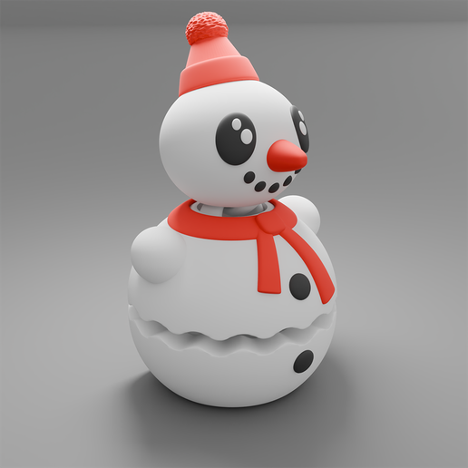 3D file Snowman ☃️ ・3D printable design to download・Cults
