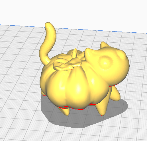 🎃 Pumpkin Cat・Free STL File for 3D printing・Cults