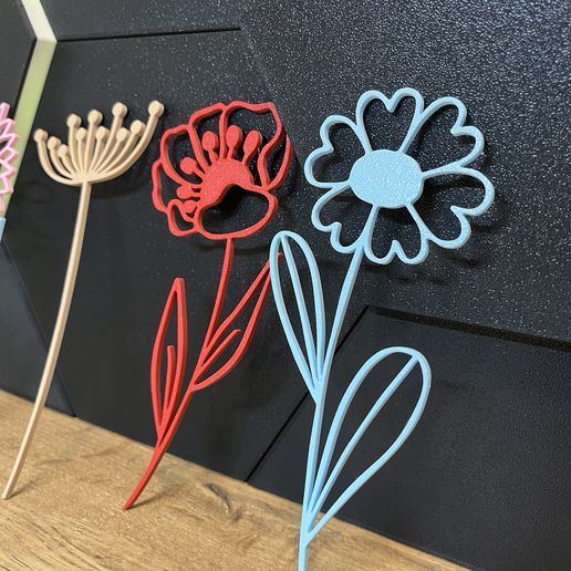 🌸 LUXflora // Solis - Elegant flower with futuristic flair・ 3MF File ...