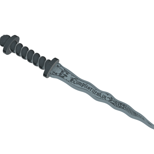 🗡️ Once Upon A Time Inspired Dark One Dagger - Rumplestiltskin・ STL ...