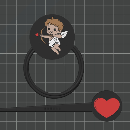 💇 Cupid Hair Pin・ 3MF File for 3D printing・Cults
