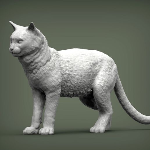 🐱 Cat for 3d printing 3D・ 3D File for ・Cults