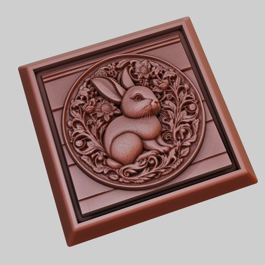 🐇 Rabbit Animal 3D Model for CNC Router Laser & 3D Printer・Arquivo 3D ...