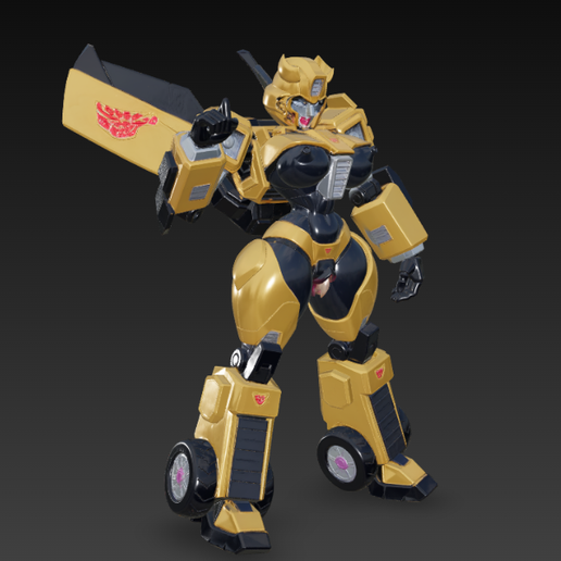 🫦 BumbleBelle – Sexy Female Bumblebee Reimagined・ STL File for 3D ...