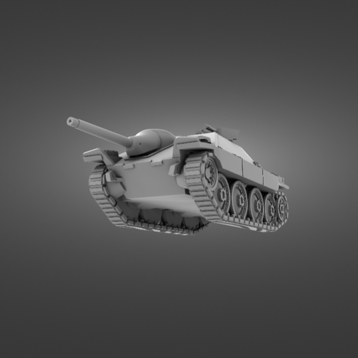 Free STL file Jagdpanzer 38 Hetzer - Late War 🪖 ・3D print design to download・Cults