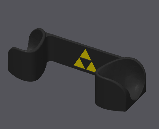 STL file Triforce Nintendo Switch Pro Controller Stand 🕹️ (3MF)・3D ...