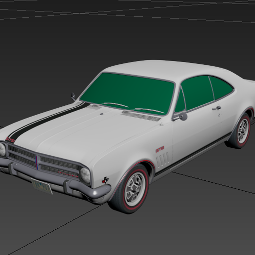 🐚 Holden Monaro GTS 327 1968 Shell Body - Divided Parts for Easy ...