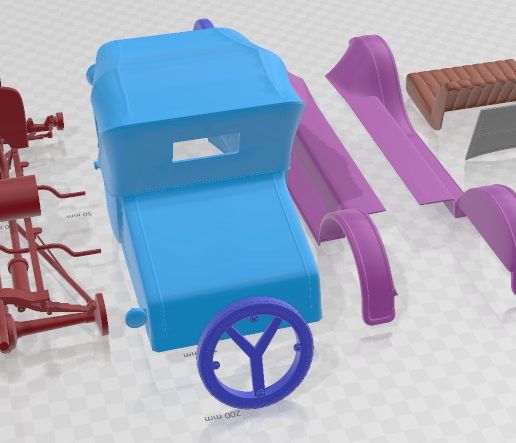 🚙 Ford Model T 1927 Printable Car・ 3D File for 3D printing・Cults
