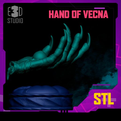 HAND OF VECNA・Free 3D File for ・Cults
