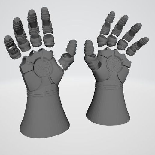 arquivo STL Comic Book Dr Doom Gauntlet 📚 ・modelo para impressora 3D ...