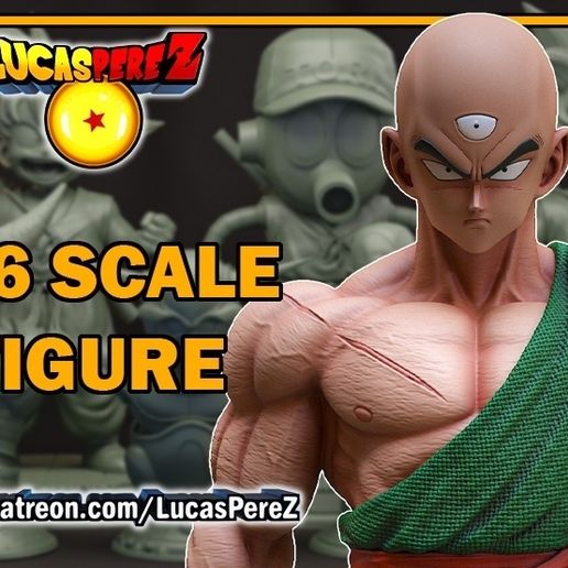 ⚔️ TEN SHIN HAN Z WARRIORS・ 3D File for 3D printing・Cults