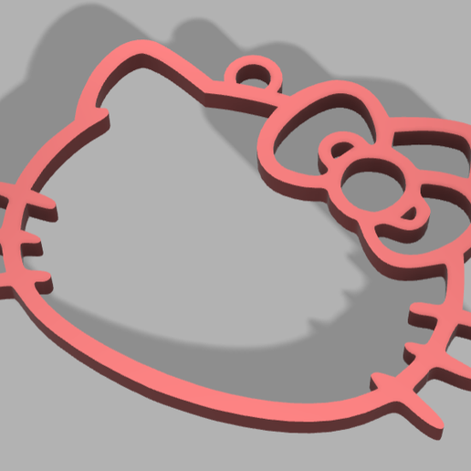 Free STL file HELLO KITTY 👋 ・3D printing idea to download・Cults
